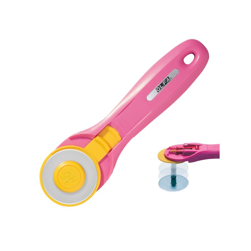 Rollschneider OLFA pink 45mm, 18,90
